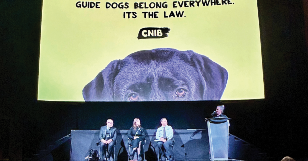 Guide Dog Handlers and Police Training Project | CNIB